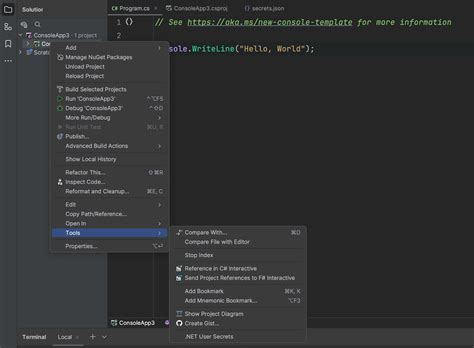 how to secure user secrets on your development environment in asp