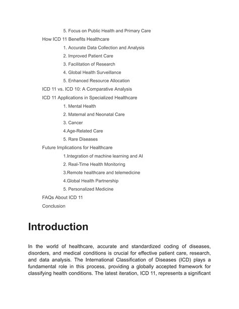 Icd 11 The Next Generation Of International Classification Of Diseases