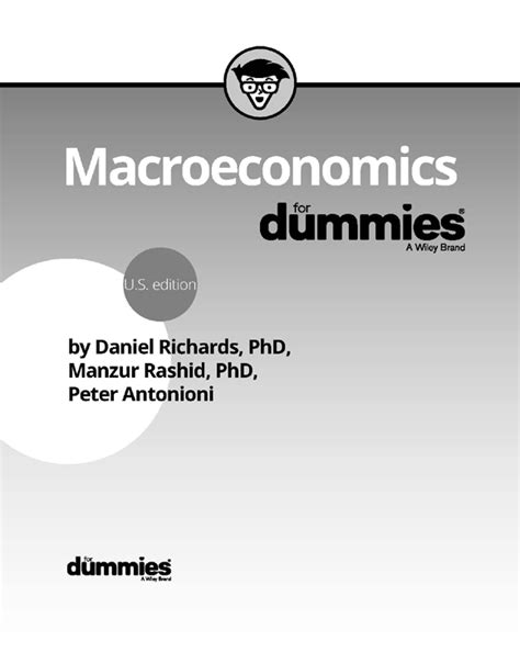 Macroeconomics U S Edition Macroeconomics For Dummies [book]