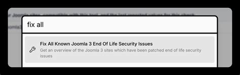 fix all joomla 3 security issues with a single click