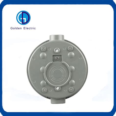 Single Phase 100a Round Meter Socket Meter Base Box Dual Aluminum 4jaw