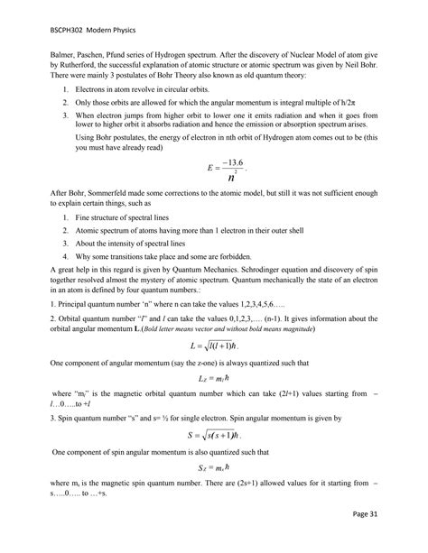 Solution Basics Of Atomic Spectra I Studypool