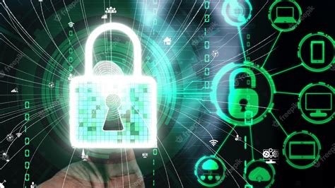 Premium Photo Cyber Security Encryption Technology To Protect Data Privacy Conceptual