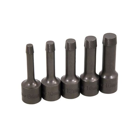 5pc Multi Spline Screw Extractor Set All Tools Direct