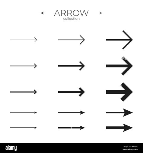 premium set of arrow universal arrow icon trendy style to use in web and mobile ui editable