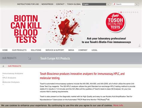 Website Tosoh Laboratories Laboratoryequipment Bioscience Tosoh