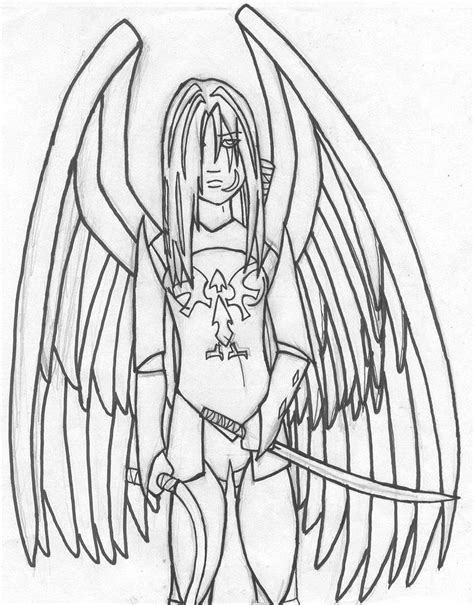 Dark Angel Inked By Dragonknight On Deviantart