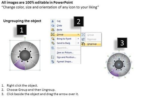 PowerPoint Designs Strategy Circular Puzzle Ppt Template