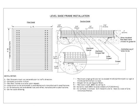 Entrance Floor Level Base Frame Installation 3 Thousands Of Free Cad
