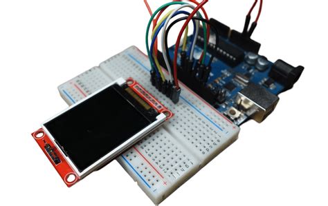 How To Interface The 18 Inch Tft Lcd Module 128 X 160 With An Arduino Using 4 Io Spi