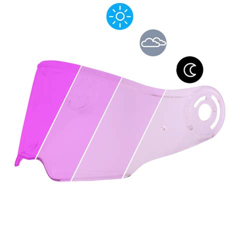 C6 Shield Outer Photochromic Pink Daytona Helmets