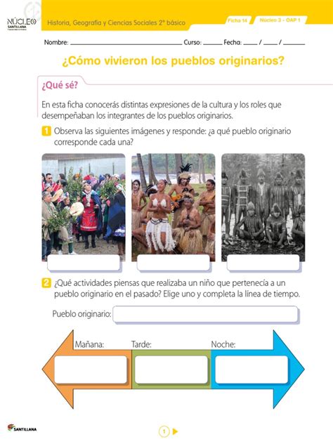 Vida Y Tradiciones De Pueblos Originarios Pdf Pueblos Indígenas De