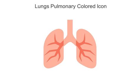 Lungs Pulmonary Colored Icon In Powerpoint Pptx Png And Editable Eps Format Ppt Slide