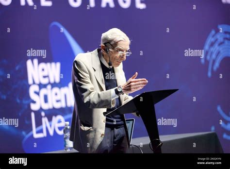 Lord Martin Rees Delivering A Lecture Entitled Can Science Save The