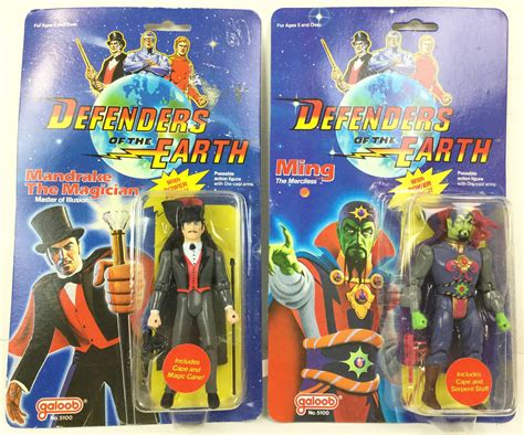 Lot 1985 Galoob Defenders Of The Earth Action Figures