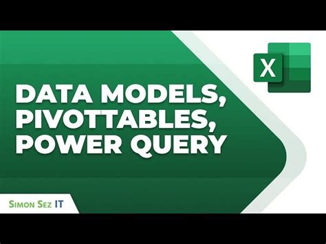 free video data models pivottables and power query in excel