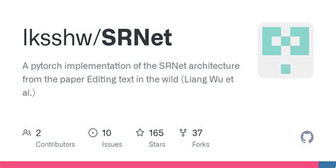 github lksshw srnet a pytorch implementation of the srnet