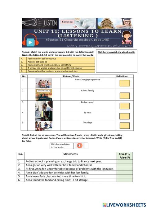 Unit 11 Lessons To Learn Listening 1513131 Nathasya