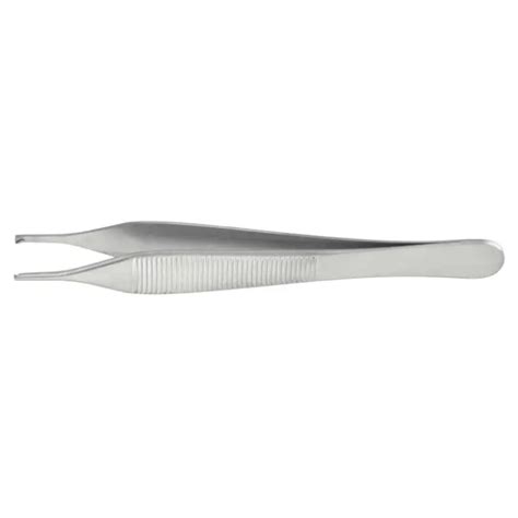 Nordent Tissue Forcep Adson 108 Straight Rat Tooth 1x2 120mm