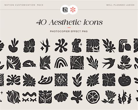 Notion Icon For Notion Template Notion Cover Notion Customization
