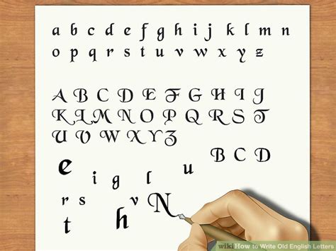 2 Easy Ways To Write Olde English Letters With Pictures