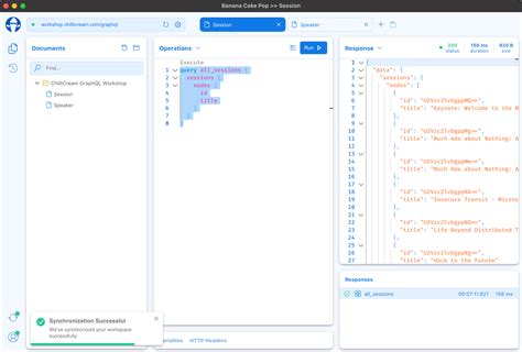 Say Hello To Banana Cake Pop In Da Cloud Graphql Ide Rgraphql