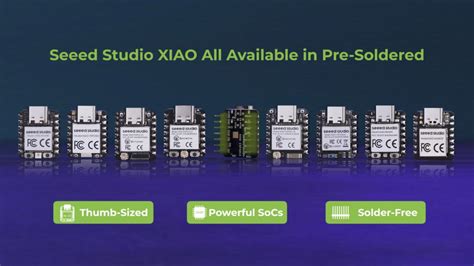 Seeed Studio XIAO Now Solder Free Latest News From Seeed Studio