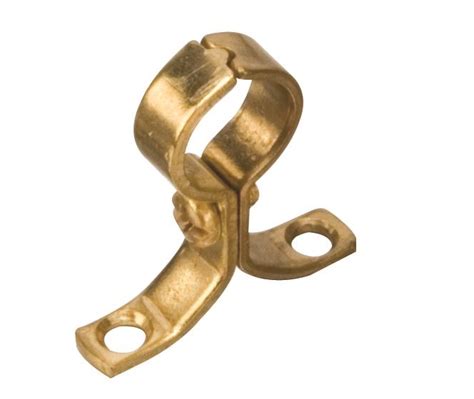 28mm Brass Pipe Clip Bracket On Demand Supplies