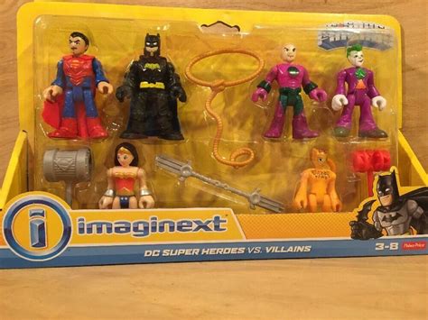 Imaginext Dc Super Heroes Vs Villains 6 Figures And Bonus Wonder Woman