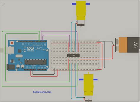 L293d Motor Driver Circuit Diagram Arduino