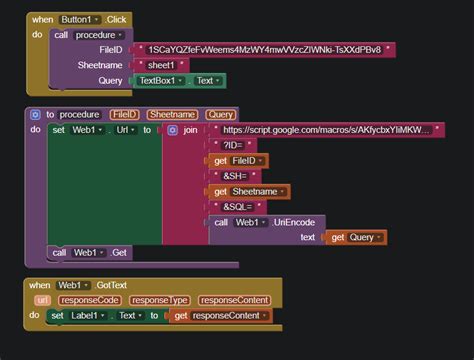 Read Data From Google Sheets MIT App Inventor Help MIT App Inventor Community
