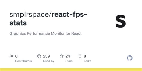 GitHub Smplrspace React Fps Stats Graphics Performance Monitor For React