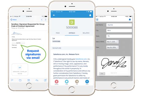 simple signature for salesforce