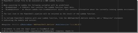 Aws Lambda With Powershell 4sysops