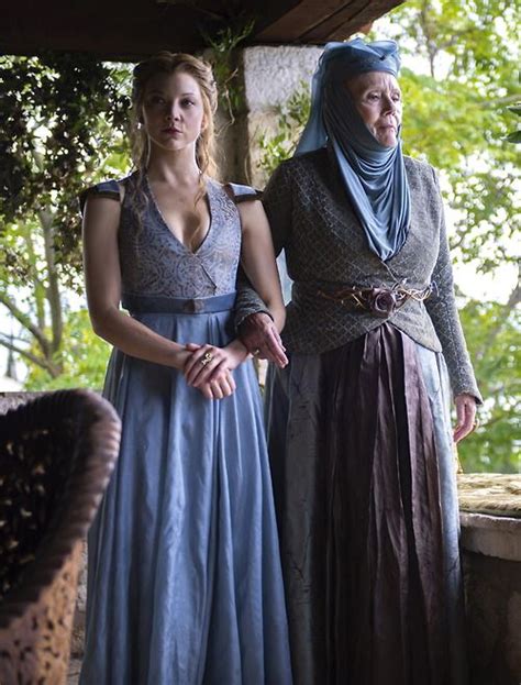 Natalie Dormer As Margaery Tyrell And Diana Rigg As Lady Olenna Tyrell