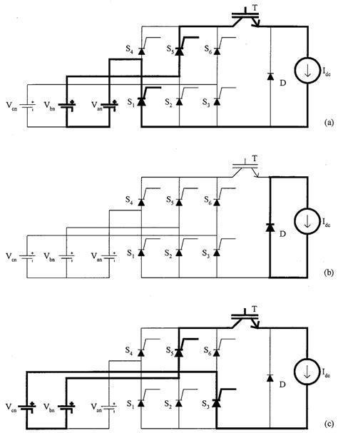 Schematic Of Current Flow During Typical Switching States And Download Scientific Diagram