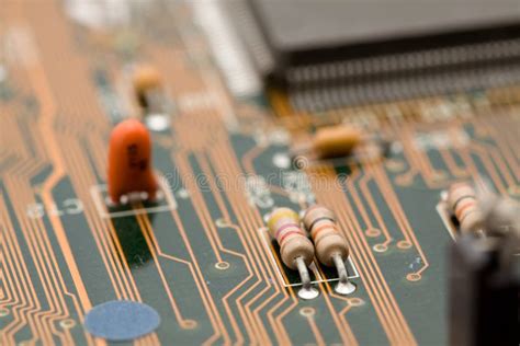 Electronic Components Macro Stock Image Image Of Electricity