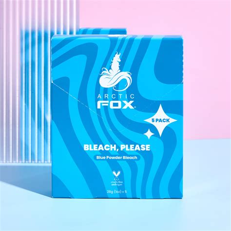 Blue Powder Bleach Arctic Fox Hair Color
