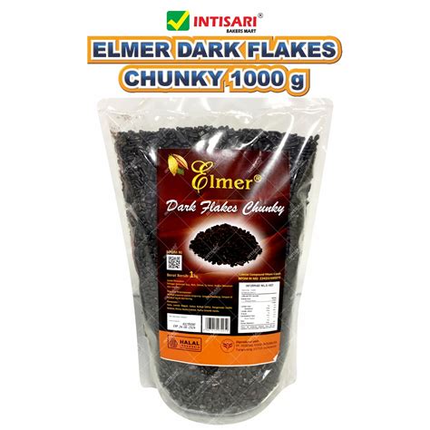 Elmer Dark Flakes Chunky 1000 G Shopee Malaysia