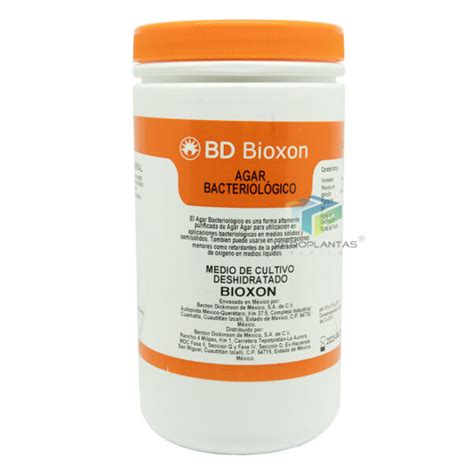 Agar Bacteriológico Bioxon 450g Vitroplantas México