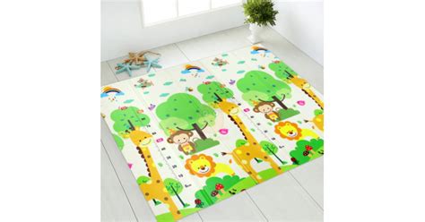 Մանկական հատակի գորգիկ ծալվող 180 200սմ ոց երկողմանի մանկական նկար պատկերներով