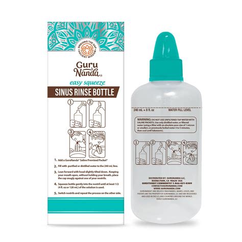 Sinus Rinse Bottle Gurunanda