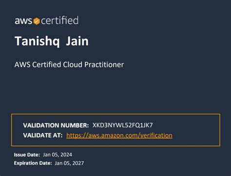 Tanishq Jain On Linkedin Aws Cloudpractitioner Certification Careerdevelopment Awscommunity…