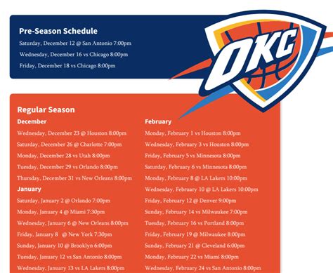 Printer Friendly Nba Schedules For 2020 21 Season Printerfriendly