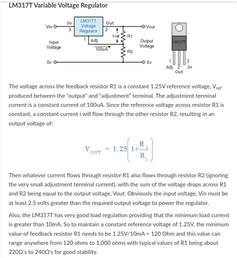 Heating Up Using An LM317 Voltage Regulator Electrical Engineering Stack Exchange
