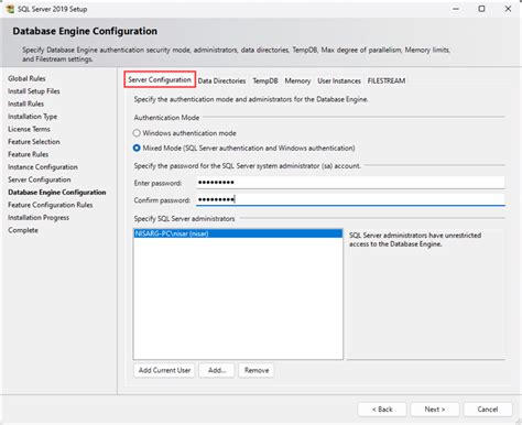 sql server express download install and configure