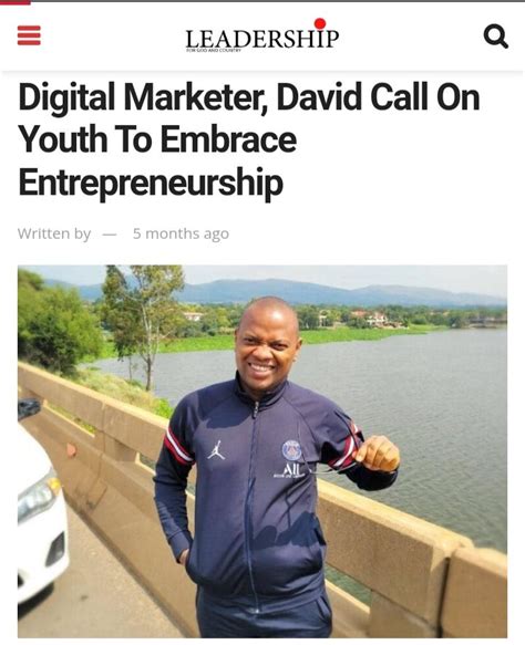 Baynet Fuse Ltd On Linkedin The Ceo Of Baynet Fuse Limited David Oluwole Calls On Youth To