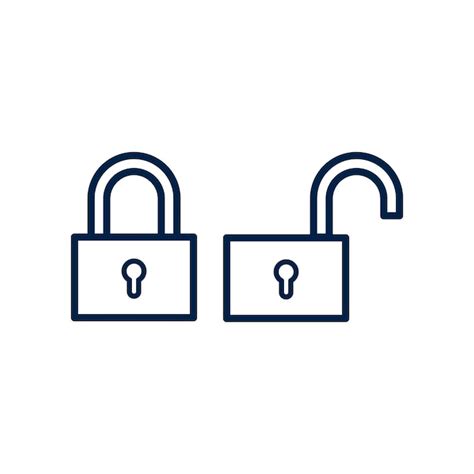 Premium Vector Padlock Vector Icon Logo Template