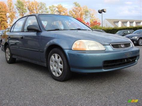 1998 Cyclone Blue Metallic Honda Civic Dx Sedan 56348473 Gtcarlot