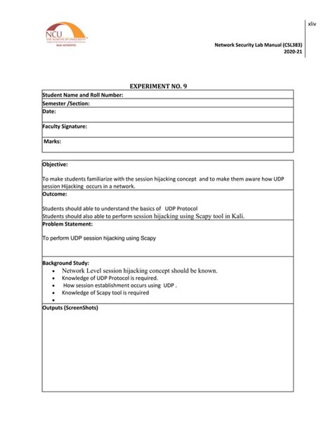Network Security Labnetwork Security Lab Pdf